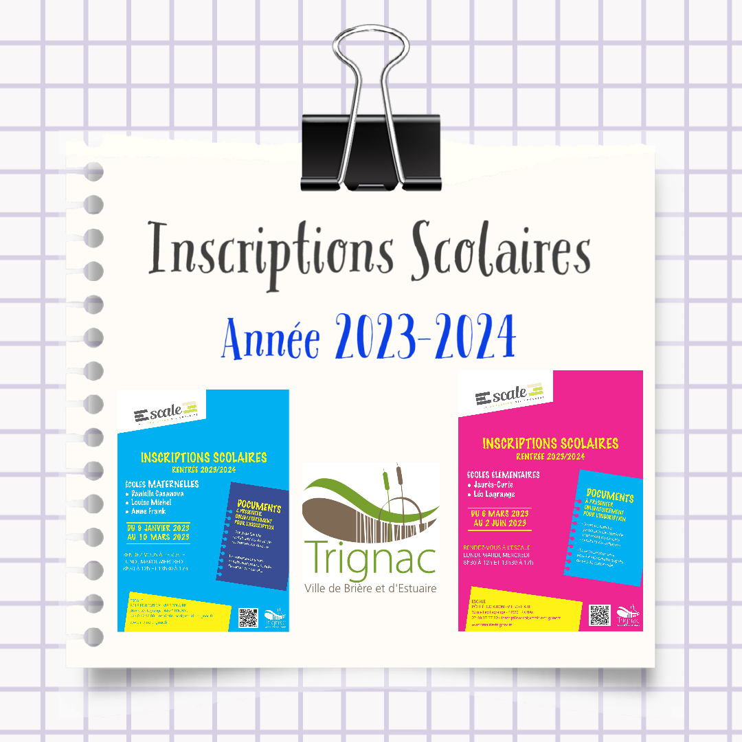 Inscriptions Scolaires 2023-2024 - Divers